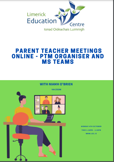 Parent Teacher Meetings Online - PTM Organiser and MS Teams-Post Primary