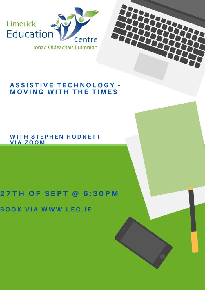 Assistive Technology - Moving with the Times-Post Primary