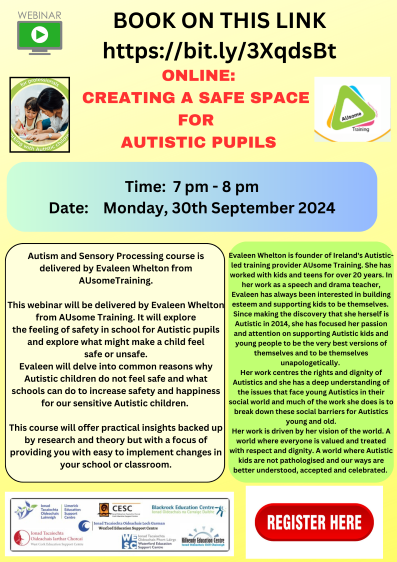 Creating a Safe Space for Autistic Pupils-Primary