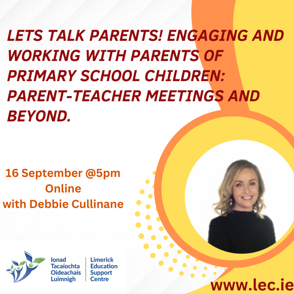 Lets Talk Parents! Engaging and working with Parents of Primary School ...