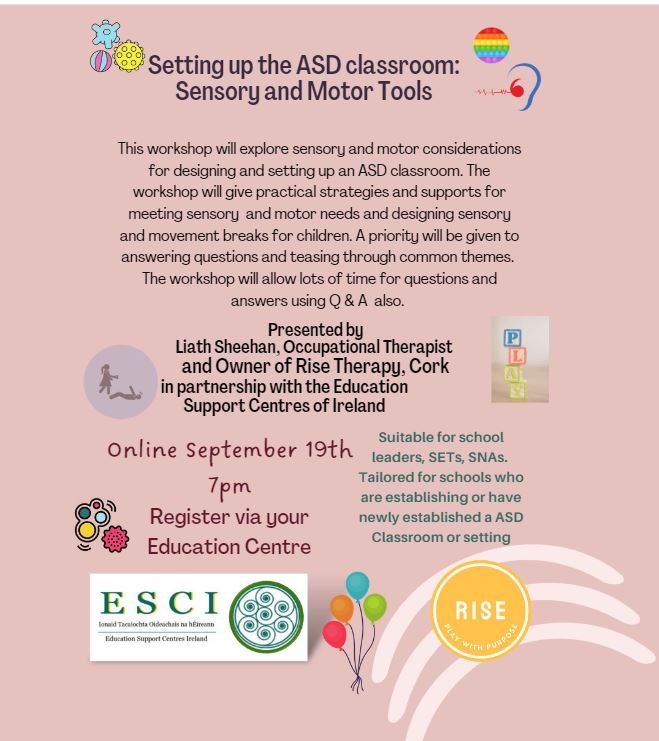 ESCI - Setting up the ASD Classroom: Sensory and Motor Tools-Primary
