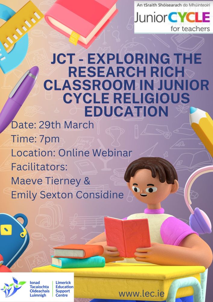 JCT - Exploring the Research Rich Classroom in Junior Cycle Religious ...
