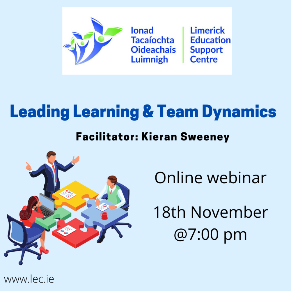 Leading Learning & Team Dynamics-Post Primary
