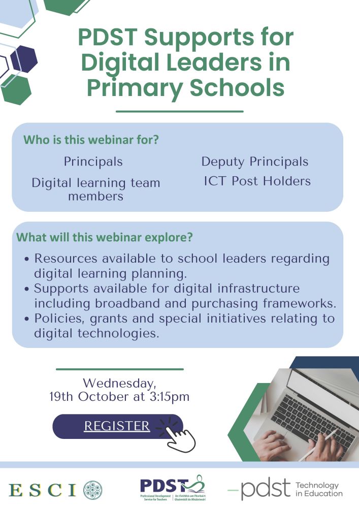 PDST Supports for Digital Leaders in Primary Schools-Primary