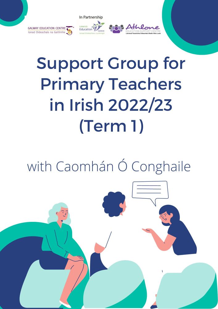 Support Group for Primary Teachers in Irish 2022/23 (Term 1) -Primary