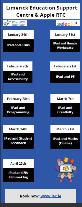 Tech Tuesdays in Limerick Education Support Centre